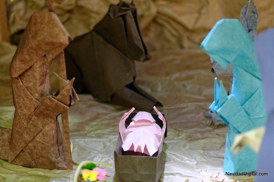 Un belén de papel lleno de detalles (Madrid, 2013) | El blog de Navidad ...